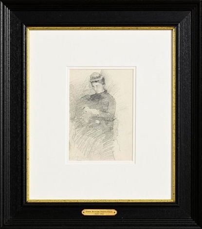 Susan Yeats Reading by John Butler Yeats on artnet