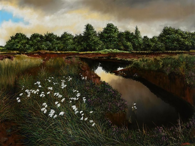 Twilight of the Bogs, Offaly by Sam Mcateer on artnet
