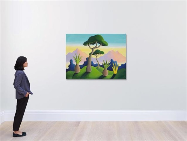 Trees and Mountains at Sunset by Daisy Dodd-Noble on artnet