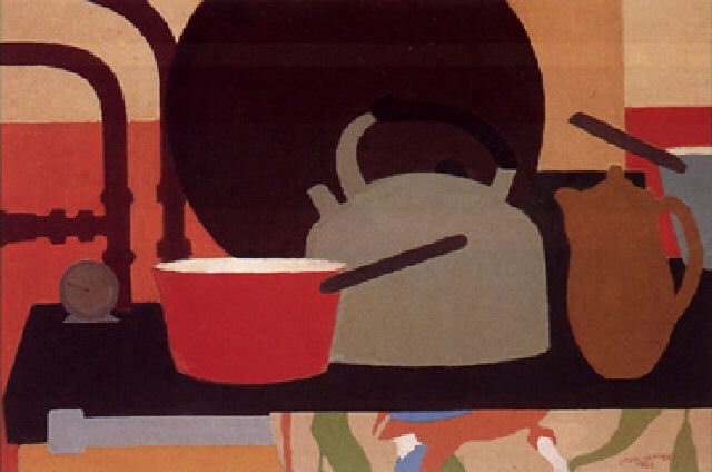 Still life on an aga by John Napper on artnet