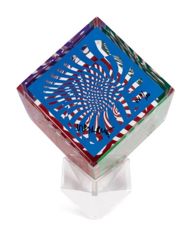Zebra Cube by Victor Vasarely on artnet