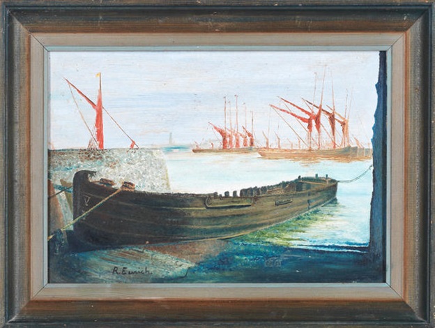 Old Barge on the Thames by Richard Eurich on artnet