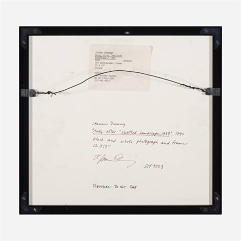 Study after Untitled Landscape, 1987 by Jeanne Dunning on artnet