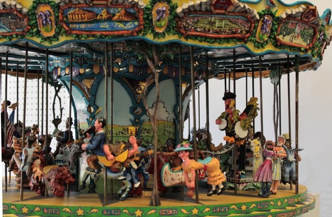 Model for Tennessee Fox Trot Carousel by Red Grooms on artnet