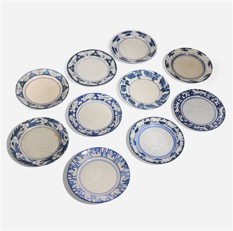 Dedham Pottery, Collection of ten plates by Dedham Pottery on artnet