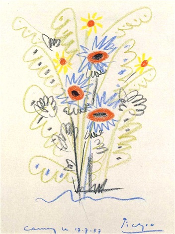 Bouquet de fleurs by Pablo Picasso on artnet