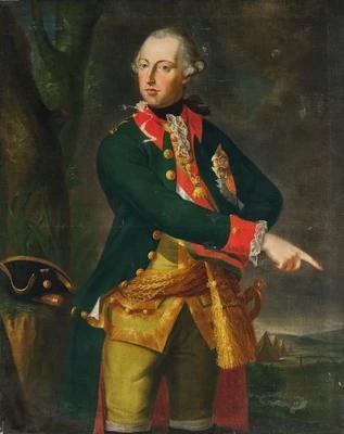 Portrait of Emperor Joseph II, three-quarter-length, with the Order of ...