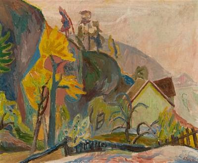 Høstmorgen i Trollbogen, Holmsbu by Aage Storstein on artnet