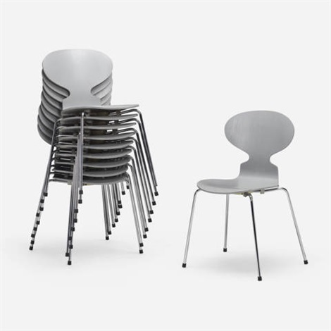 Ant dining chairs, set of ten by Arne Jacobsen on artnet