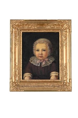 A PAIR OF PORTRAITS OF AN OFFICER AND HIS WIFE 4 by Swedish School (19 ...