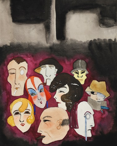 Faces by Dodo Burgner on artnet