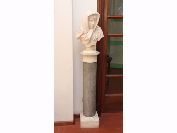Female portrait 1984 by Ferdinando Andreini on artnet