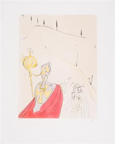 The Sacred Love Of Gala, From After 50 Years of Surrealism by Salvador ...