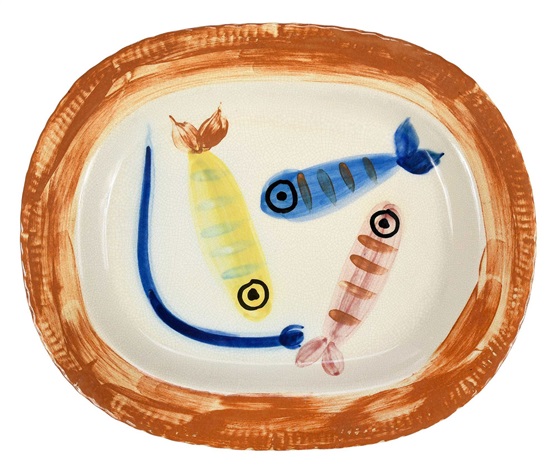 Quatre poissons polychromes A.R. 31 by Pablo Picasso on artnet