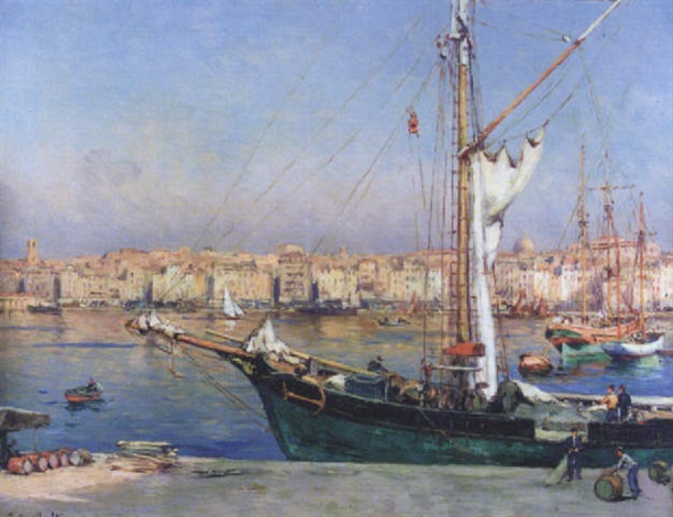 Port à Marseille by Joseph Garibaldi on artnet