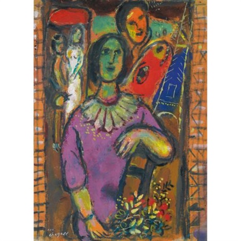 Portrait de Vava by Marc Chagall on artnet