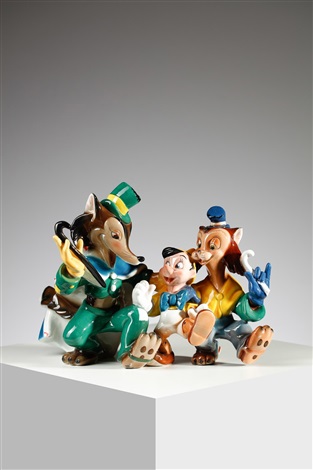 Pinocchio, il Gatto e la Volpe, serie Walt Disney by Studio Zaccagnini ...