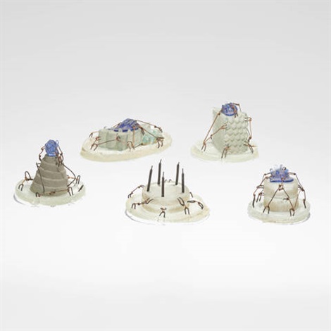 Collection of five Cast Cakes by Hank Murta Adams on artnet