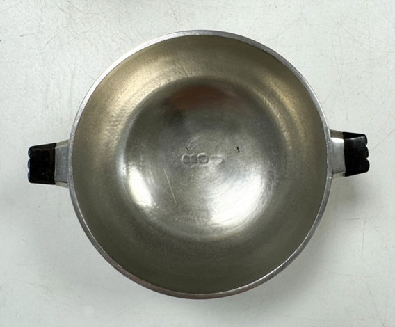 A silver three-piece café au lait set by John Leslie Miller Auld on artnet