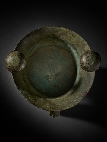 An archaic bronze ritual wine vessel Jia, Late Shang dynasty on artnet