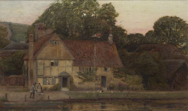 A receiving house of the Royal Humane Society, probably on the River ...
