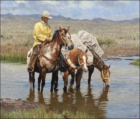 The water hole by Tony Eubanks on artnet