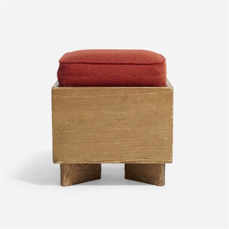 Hassock from the J.A. Sweeton House, Camden, New Jersey by Frank Lloyd ...