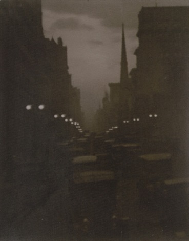 Fifth avenue, twilight by Karl Struss on artnet