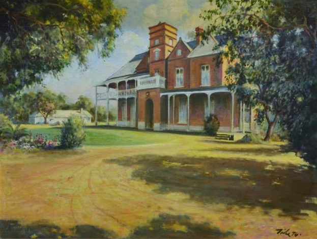 Old Woodbridge House, Guildford by John Tribe on artnet