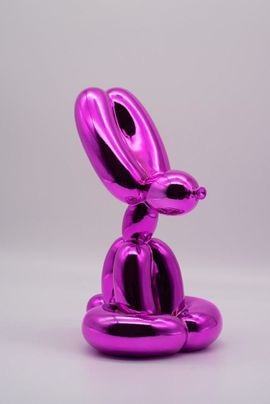 Sitting Balloon Rabbit Violet by Jeff Koons on artnet