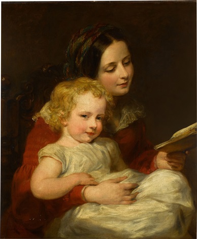 A Mother and Child by Margaret Sarah Carpenter on artnet