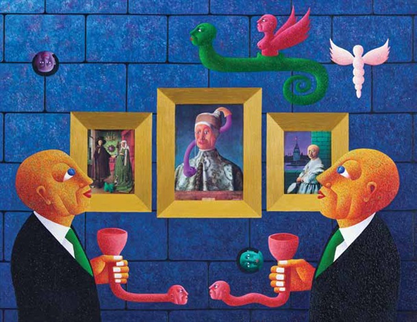 Figurative composition by Mehmet Uygun on artnet