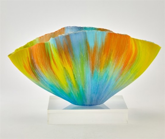 Mary Ann Toots Zynsky Filet-de-Verre Glass Vessel by Toots Zynsky on artnet