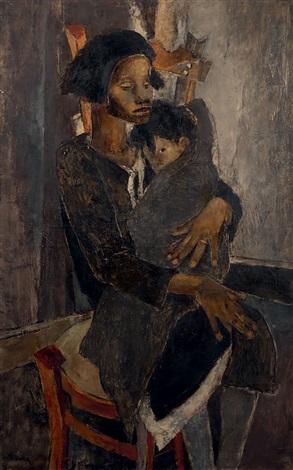 Anita et son fils by Roger Chastel on artnet