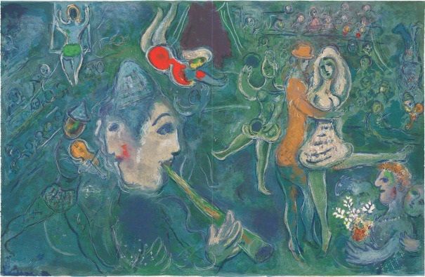 Le Cirque The Circus Plate 28 M 517 See C Bks 68 By Marc Chagall On