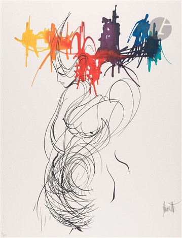 La Rue Saint-Denis by Raymond Moretti on artnet