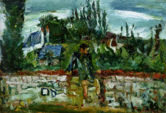 Paysage à Champigny by Chaim Soutine on artnet