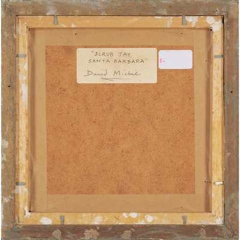 SCRUB JAY, SANTA BARBARA by David Alan Redpath Michie on artnet