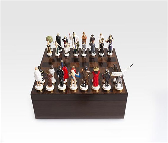 Good vs. Evil Chess Set by Maurizio Cattelan on artnet