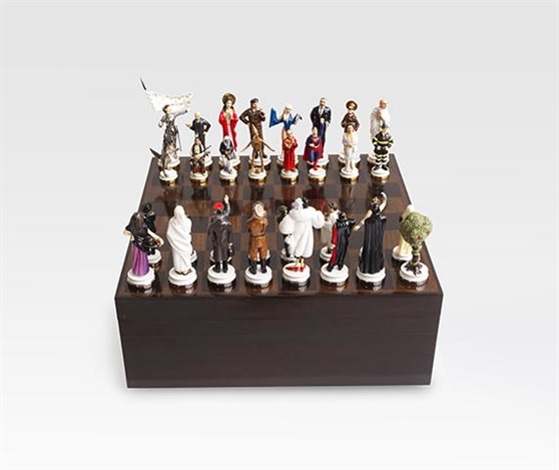 Good vs. Evil Chess Set by Maurizio Cattelan on artnet