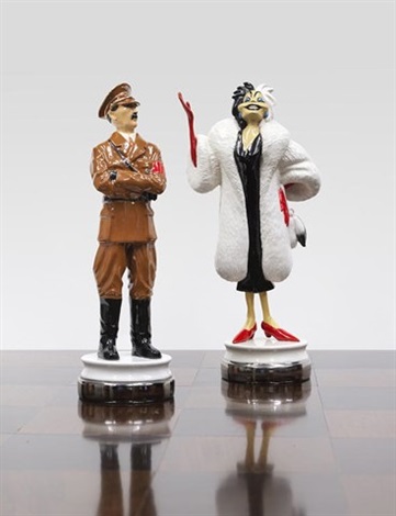 Good vs. Evil Chess Set by Maurizio Cattelan on artnet