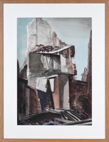 Bombed Building by Bernard Meninsky on artnet
