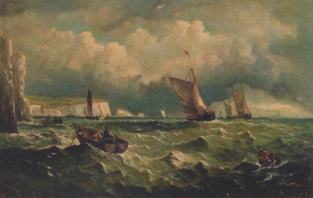 A fresh breeze off the Needles by William (of Ramsgate) Broome on artnet