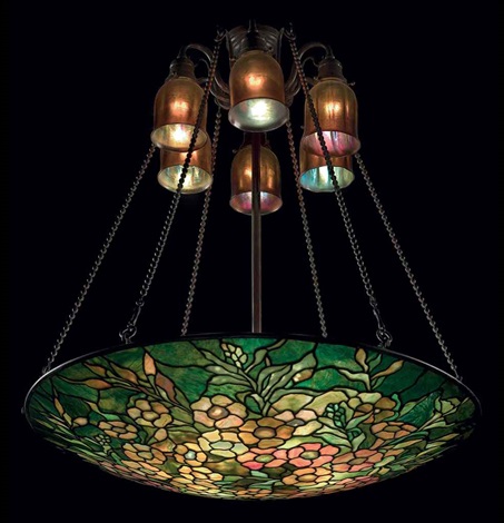 Alamander chandelier by Tiffany Studios on artnet