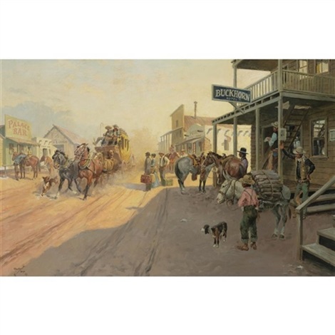 The Butterfield Stage by Charlie Dye on artnet