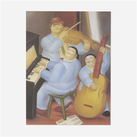 Three Musicians by Fernando Botero on artnet