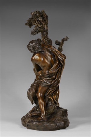 A BRONZE GROUP OF APOLLO FLAYING MARSYAS by Giovanni Battista Foggini ...