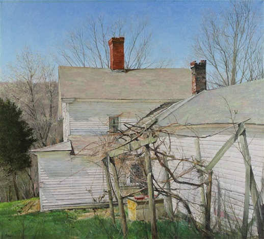 Farm house, Washington depot by Peter Poskas on artnet