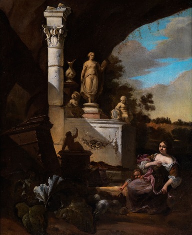 RUINEN-CAPRICCIO by Matthias Withoos on artnet