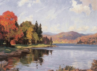 Fall landscape by Eric Riordon on artnet